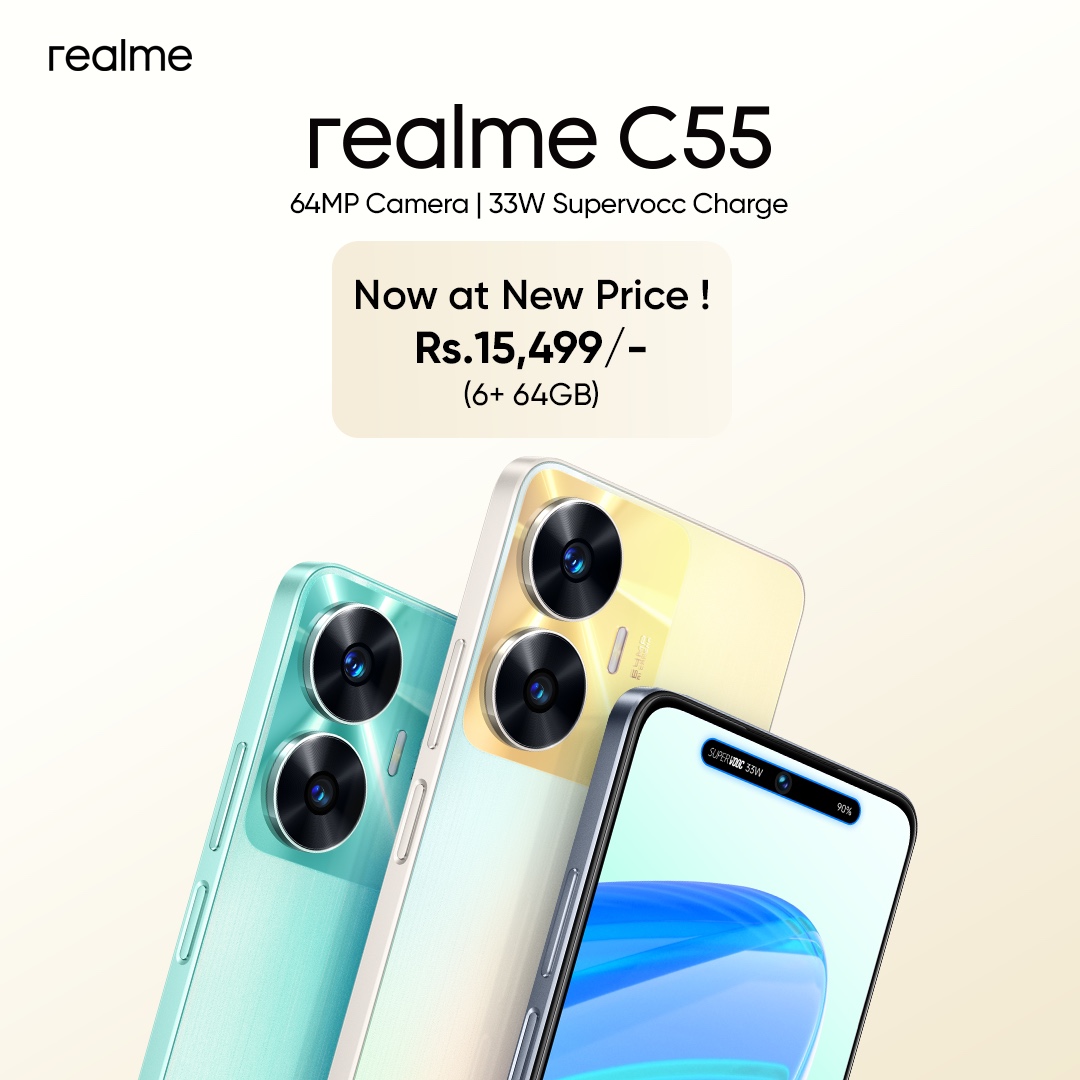 Realme C55 Price Reduced: Enhanced Specs, Greater Affordability - || ShareSansar